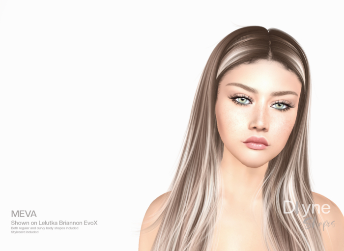 Second Life Marketplace - Meva Shape - Lelutka Briannon EvoX